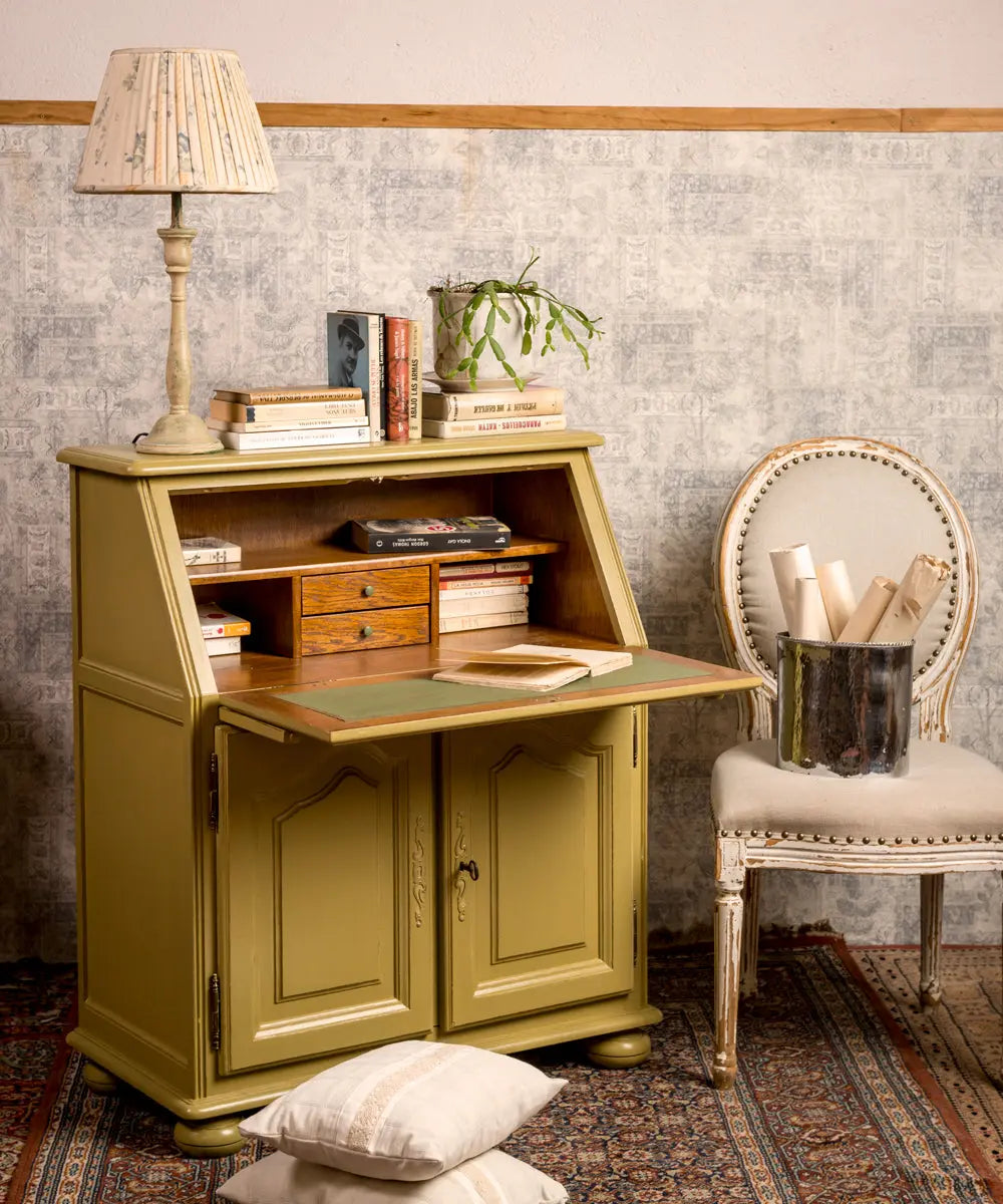 Mueble aparador con secreter – Antique arte y decoracion